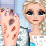 Play Elsa Foot Injured - epetx - Best HTML5 Games Online